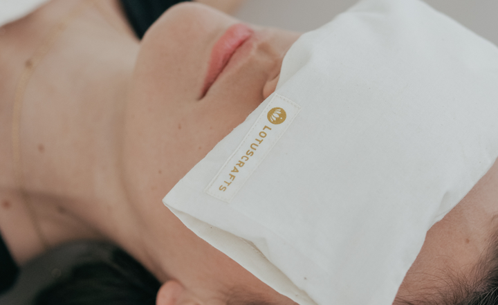 Yoga Augenmaske zum Entspannen | Lavendel-Lein-Füllung – Lotuscrafts