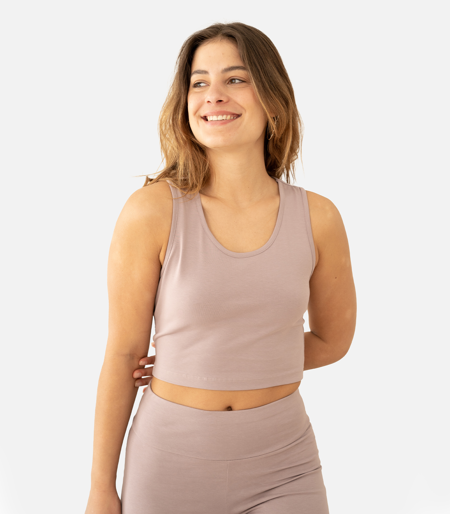 Yoga Crop Top für Damen | Bio-Baumwolle – Lotuscrafts